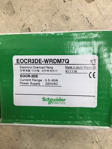 SCHNEIDER EOCR 3DE 0.5-60AMPS ราคา 6,000 บาท