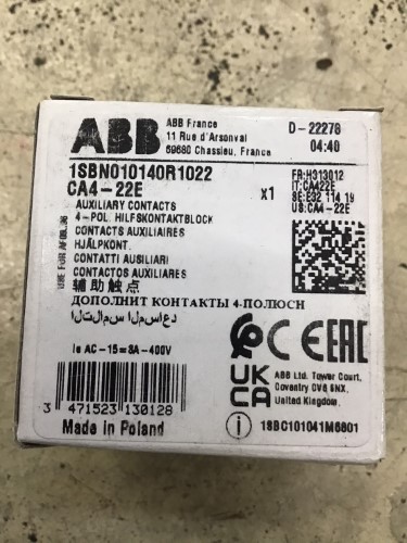 ABB CA4-22E ราคา 685 บาท