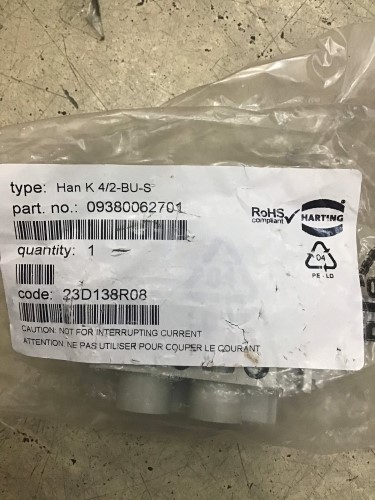 HARTING FEMALE INSERT 09380062701 ราคา 2,656 บาท