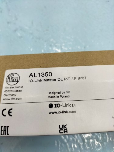 IFM IO-LINK MASTER DL LOT 49 IP67 MODEL: AL1350 ราคา 13,200.00 บาท