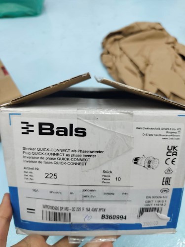 BALS TYPE: 225 16A-6H 3P+N+PE 220/346V 240/415V 50/60HZ IP44 ราคา 1,437 ...