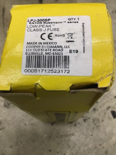 EATON BUSSMANN LPJ-300SP ราคา 4,760 บาท