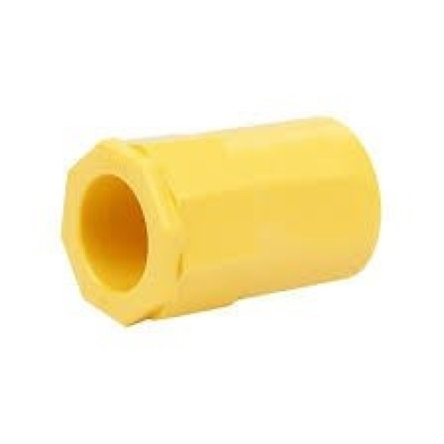 NPI ข้อต่อเข้ากล่อง PVC CONNECTOR 3/4" YELLOW ราคา 5 บาท