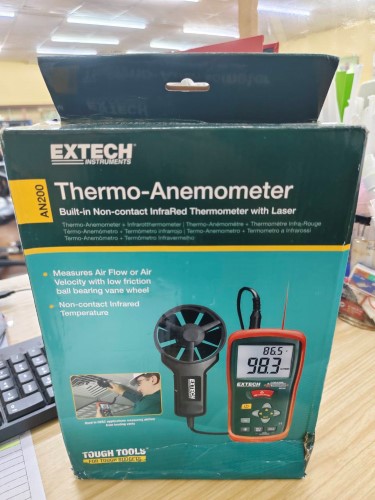 EXTECH THERMO-ANEMOMETER + IR THERMOMETER MODEL: AN200 CFM / CMM ราคา ...