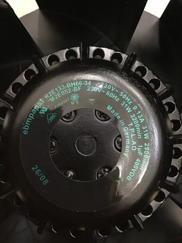 EBMPAPST R2E133-BH66-34 230VAC ราคา 3,528 บาท