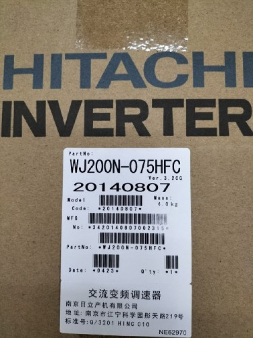 HITACHI INVERTER WJ200N-075HFC ราคา 17,000 บาท