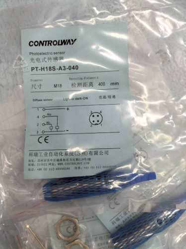 CONTROLWAY PROXIMITY SENSOR MODEL: PT-H18S-A3-040 M18 400MM. ราคา 1,750 ...