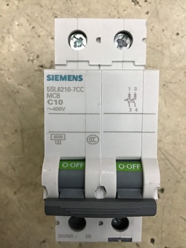 SIEMENS 5SL6210-7CC 2P 10A ราคา 320 บาท
