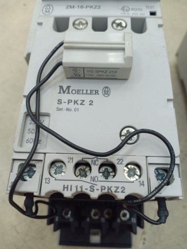 MOELLER PKZ2 ZM-16-PKZ2+S-PKZ2 HI 11-S-PKZ2 CIRCUIT BREAKER ราคา 46,560 บาท