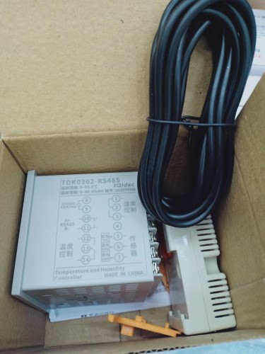 TQIDEC TEMPERATURE AND HUMIDITY CONTROLLER MODEL: TDK0302-RS485 220VAC ...