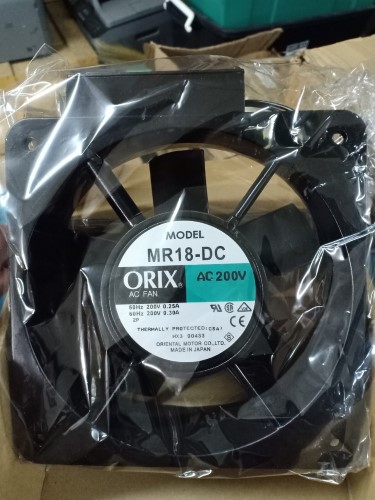 ORIX FAN MODEL: MR18-DC 0.25A AC200V ราคา 3,400 บาท