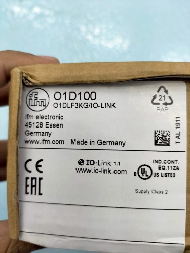 IFM MODEL: O1D100 O1DLF3KG/IO-LINK 18-30VDC 200MA ราคา 13,500.00 บาท