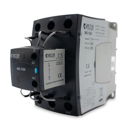 RTR CAPACITOR DUTY CONTACTORS MAGNETIC MODEL: CONT08001501C10 70-80 ...