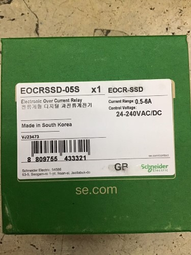 SCHNEIDER EOCR-SSD-05/220V 0.5-6A ราคา 2,820 บาท