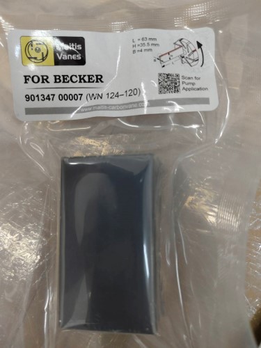 FOR BECKER CARBON VANES SET VACUUM PUMP MODEL: 901347 00007 (WN 124-120 ...