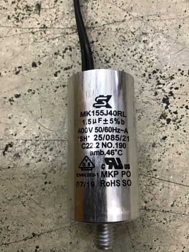 CAPACITOR MK155J40RL 1.5uF +-5%400V ราคา 840 บาท