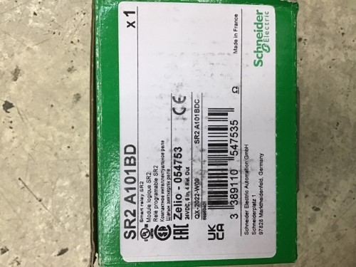 SCHNEIDER SR2A101BD 24VDC ราคา 3,790 บาท
