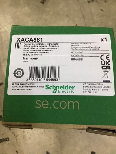 SCHNEIDER XAC-A881 ราคา 6,585.60 บาท