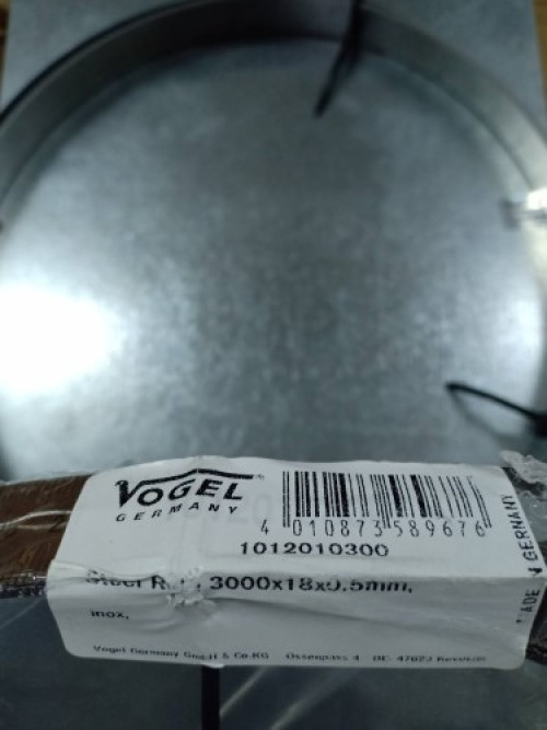 VOGEL STEEL RULER 300 x 18 x 0.5 MM. ราคา 2,000 บาท