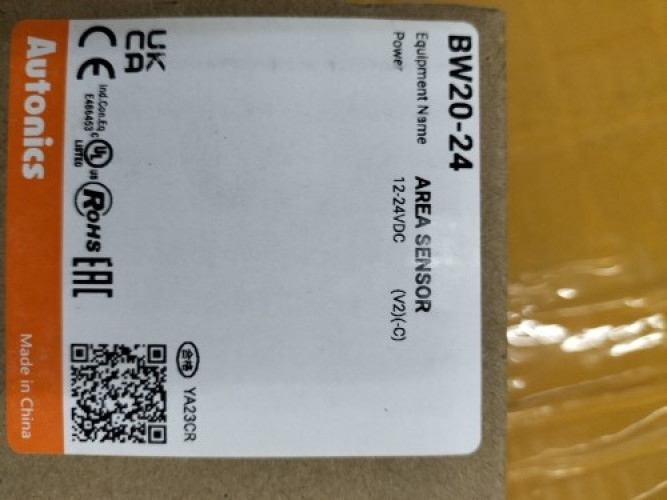 AUTONIC AREA SENSOR SAFETY MODEL: BW20-24 ราคา 13,000 บาท