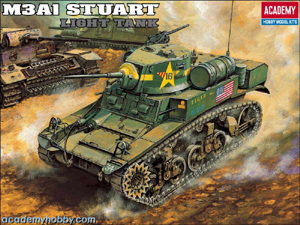 M3A1 Stuart Light Tank 1/35 Academy