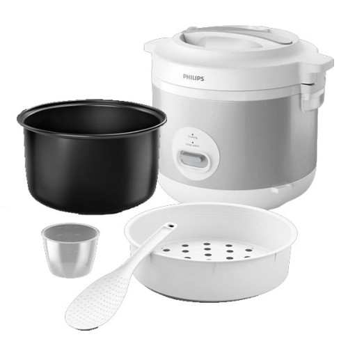 Philips หม้อหุงข้าว รุ่น HD3008/30 ขนาดความจุ 1.8 ลิตร Rice Cooker 1000 ...