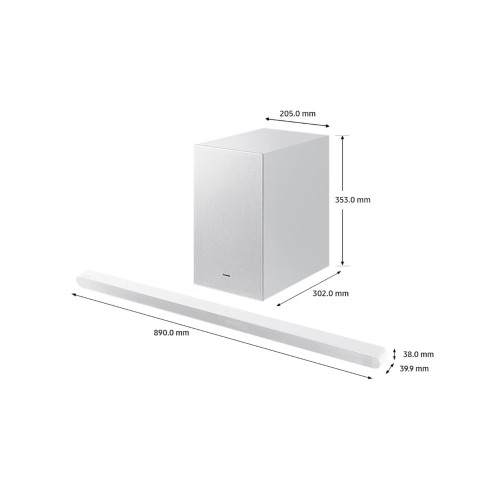 Samsung Soundbar Ultra Slim รุ่น HW-S701D/XT ( 3.1ch ) with Sub Woofer ...