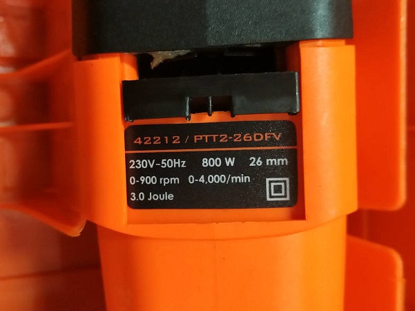 สว่านโรตารี่ PTT2-26DFV PUMPKIN ถอดหัวได้