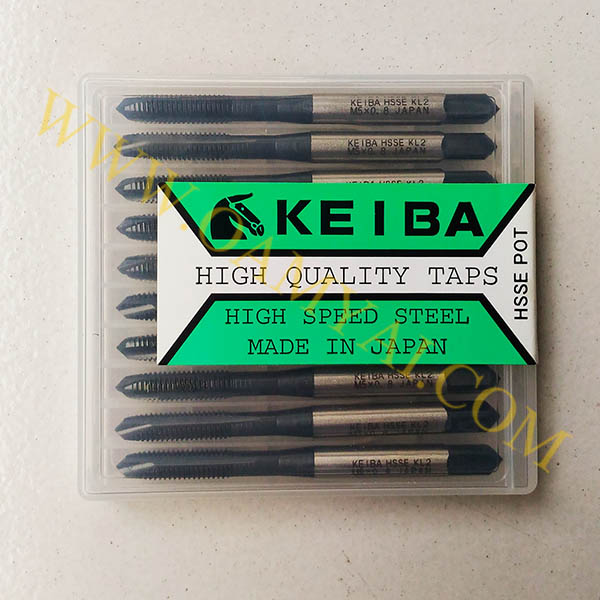 ดอกต๊าปเกลียวสว่านรูทลุ PO 5x0.8 KEIBA