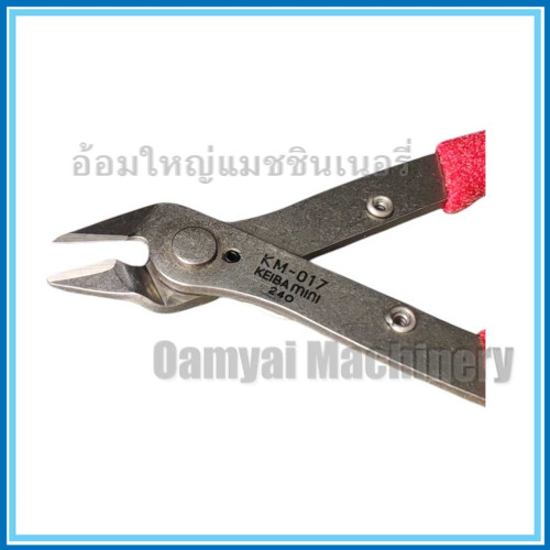 คีมตัดสายมินิด้ามบาง คีมอิเล็กทรอนิกส์ คีมปากเฉียง คีมตัดขาวงจร ขนาด 5 นิ้ว รุ่น KM-017 KEIBA