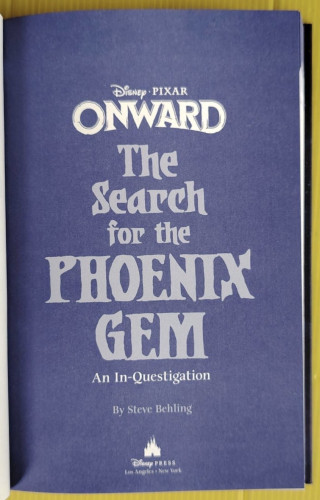 The Search for the PHOENIX GEM Disney PIXAR ONWARD