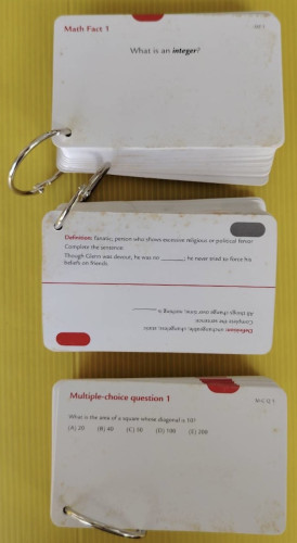 BARRON'S SAT Flash Cards : The Leader in Test Preparation