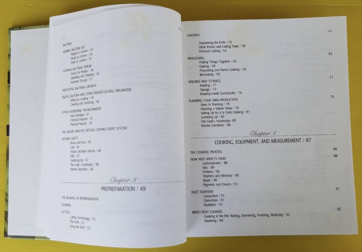 food preparation for the professional