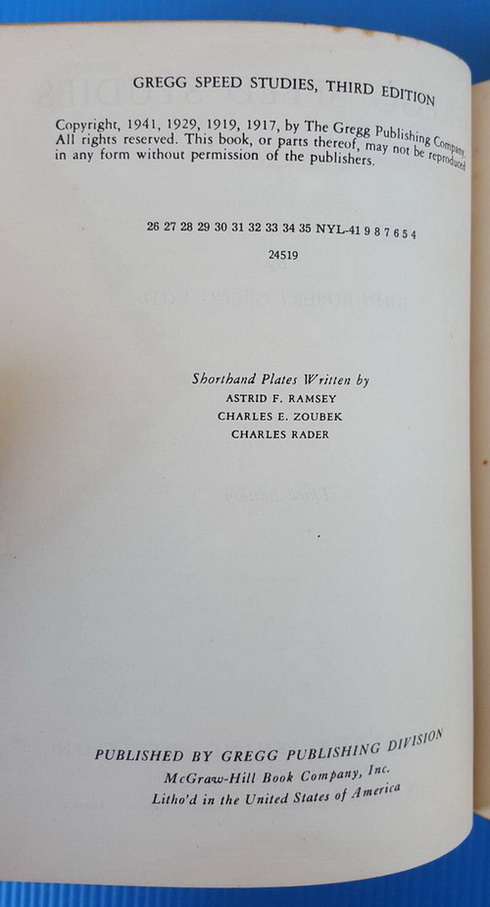 GREGG SPEED STUDIES