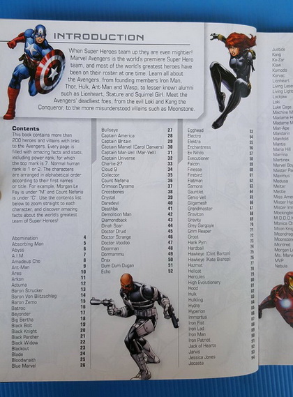 MARVEL AVENGERS THE ULTIMATE CHARACTOR GUIDE