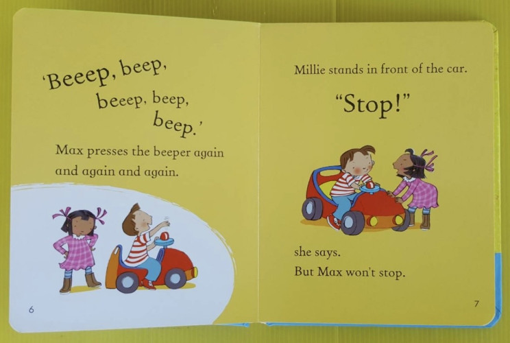 Take turns, Max and Millie