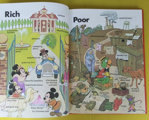 WALT DISNEY Words that are Opposites