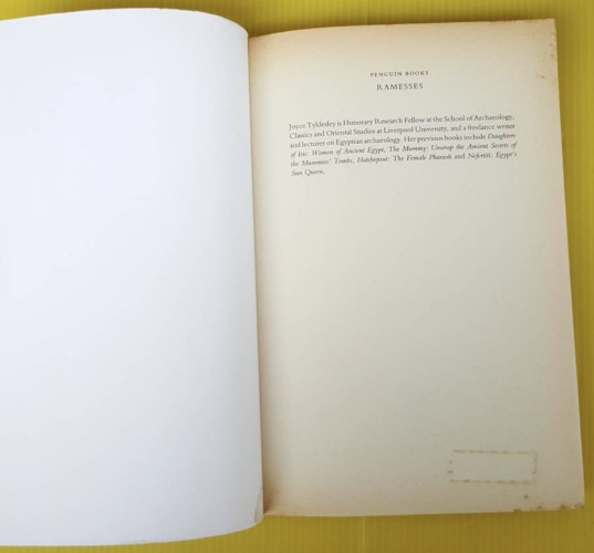 RAMESSES Egypt's Greatest Pharaoh by Joyce Tyldesley