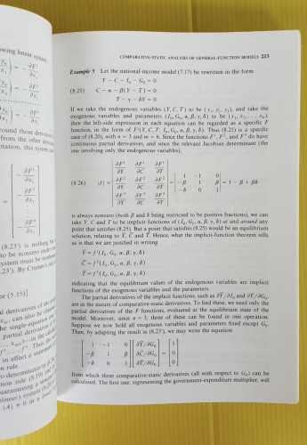 Fundamental Methods of Mathematical Economics by Alpha C. Chiang