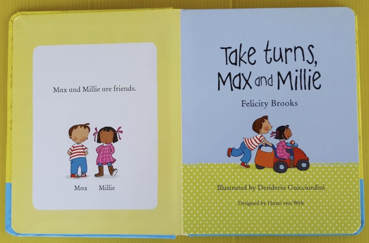 Take turns, Max and Millie