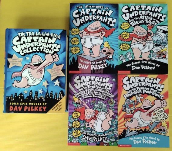 THE TRA-LA-LAA-RiFiC CAPTAiN UNDERPANTS COLLECTiON
