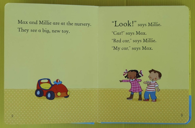 Take turns, Max and Millie