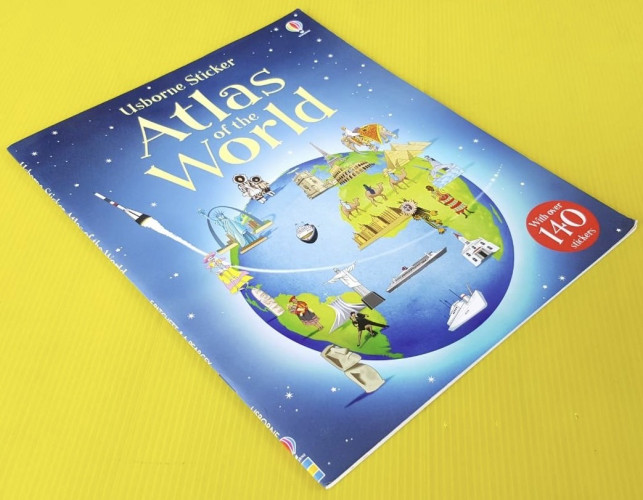 Atlas ot the World Usborne Sticker
