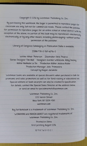 EVERYTHING YOU NEED TO ACE MATH IN ONE BIG FAT NOTEBOOK