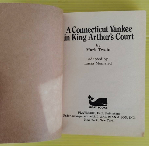 A Connecticut Yankee in King Arthur's Court by Mark Twain