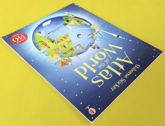 Atlas ot the World Usborne Sticker