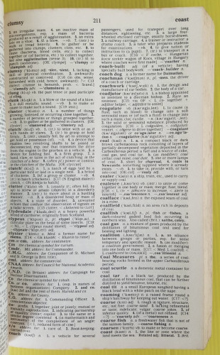 THE NEW COLLINS INTERNATIONAL DICTIONARY OF THE ENGLISH LANGUAGE