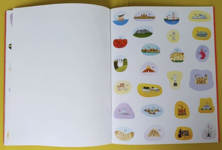 Atlas ot the World Usborne Sticker