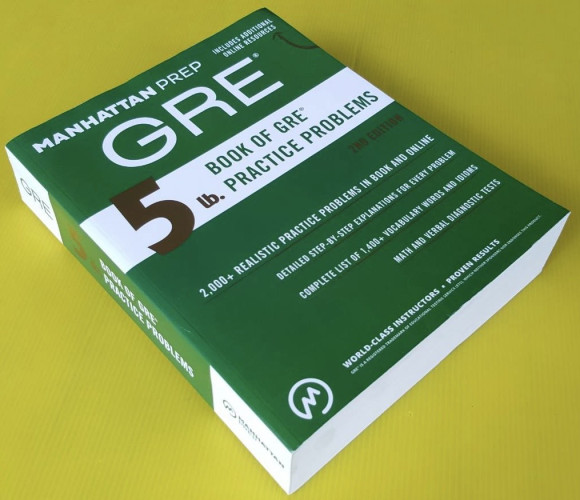GRE 5lb. BOOK OF GRE PRACTICE PROBLEMS