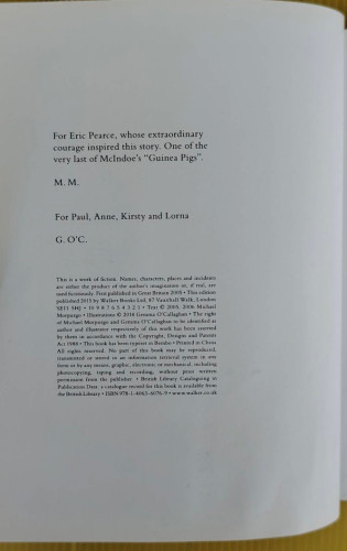 Half a Man by MICHAEL MORPURGO ILLUSTRATED BY GEMMA O' CALLAGHAN